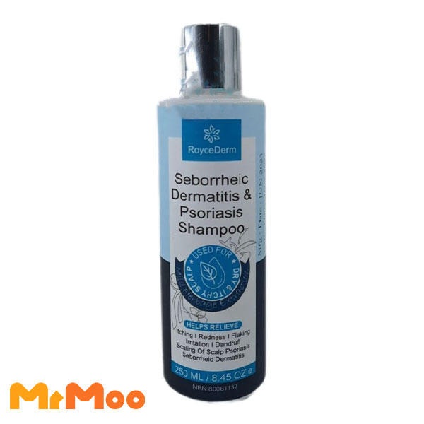 شامپو درماتیت سبورئیک و پسوریازیس رویسدرم Royce Derm - کراتین مستر مو